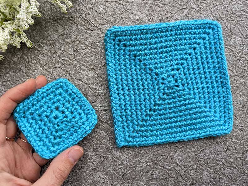 32 Solid Granny Square Crochet Patterns