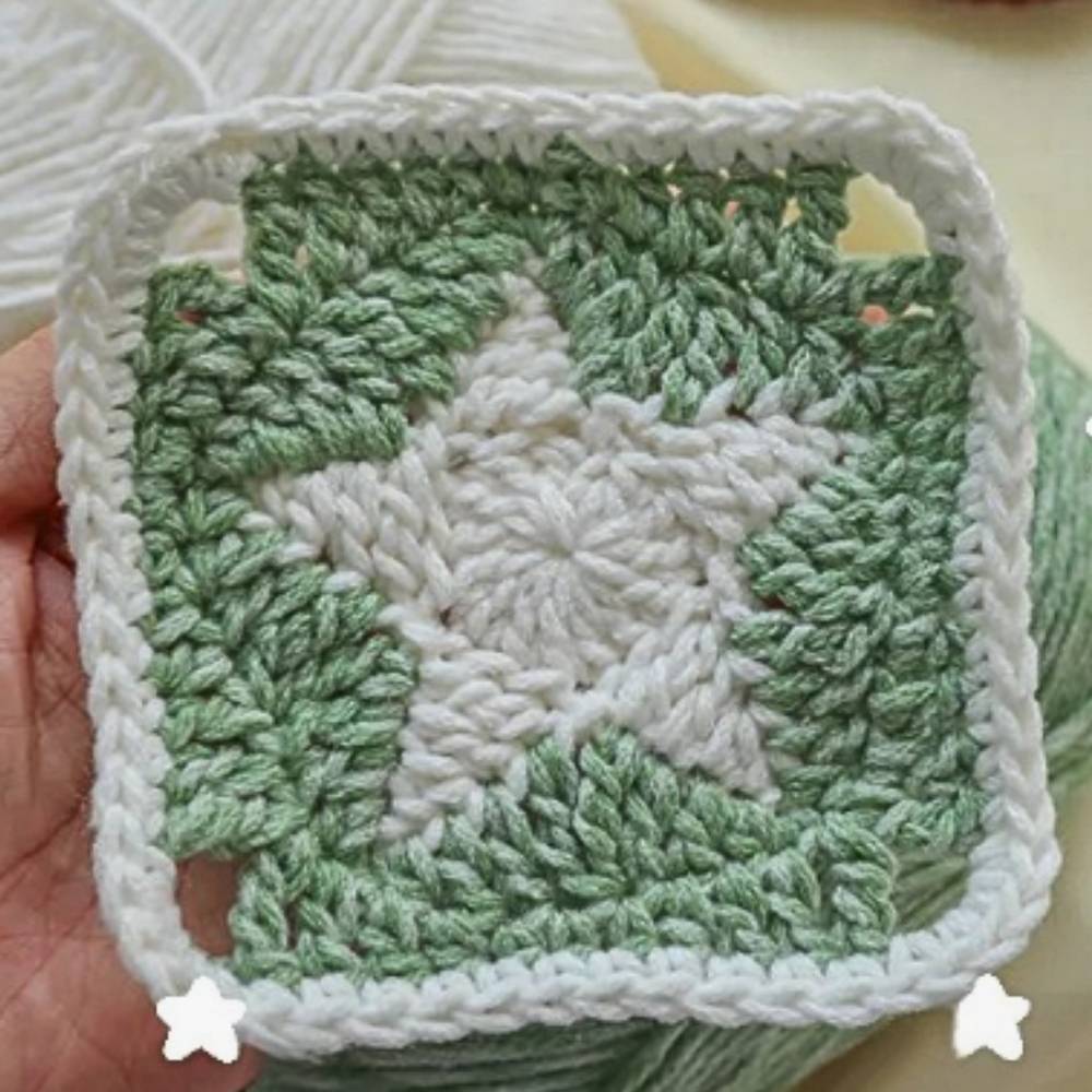 30 Crochet Granny Square Star Patterns